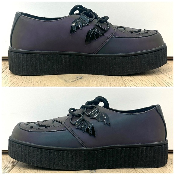 Shoes | Creeper Style Scary Jack Reflective Shoes Sz 8 | Poshmark